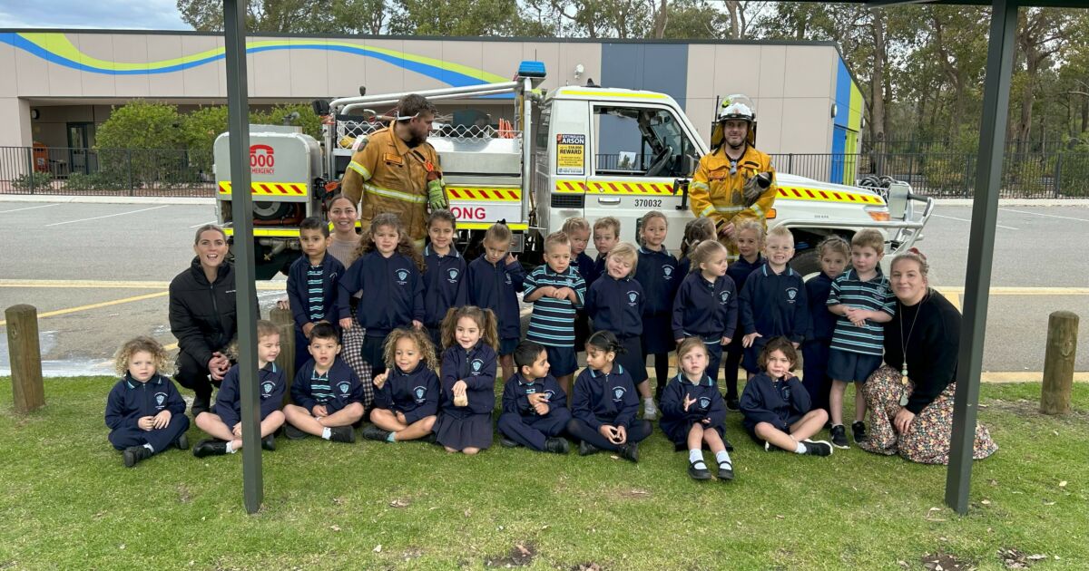 Kindergarten Fire Truck Incursion - Court Grammar School